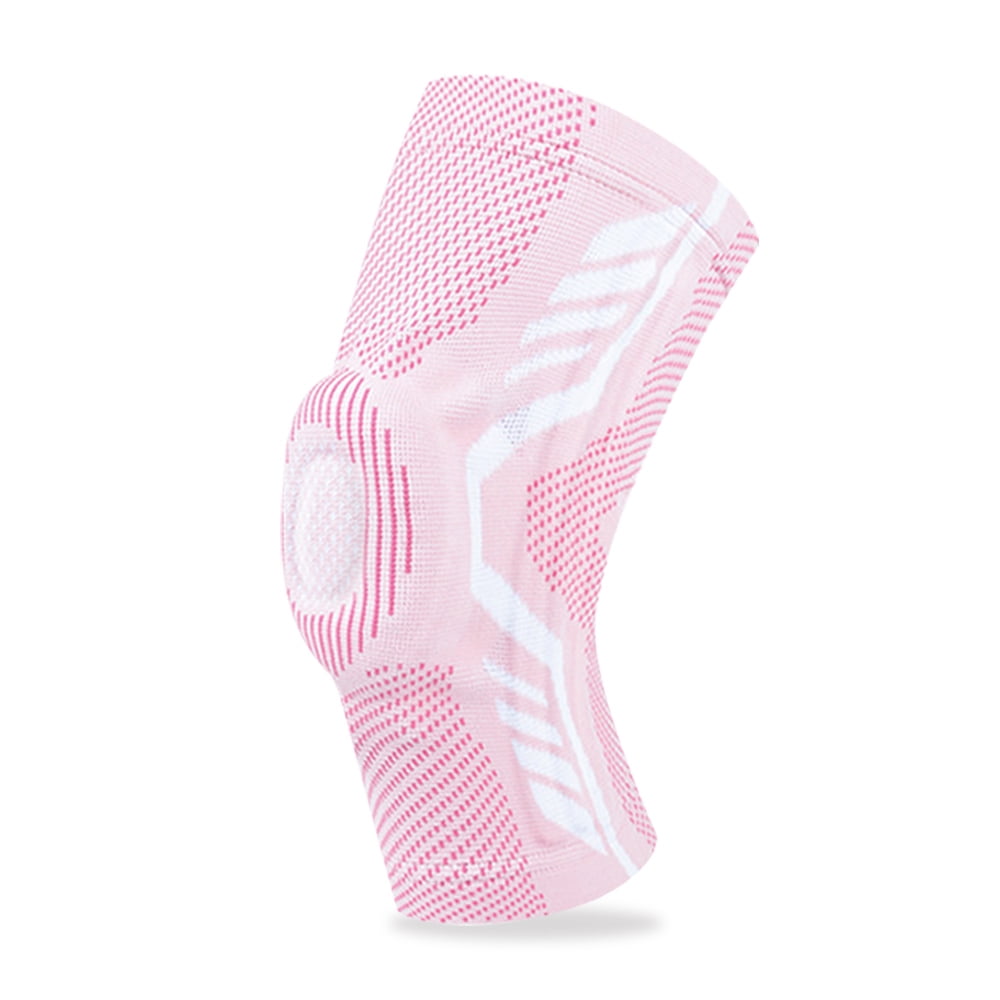 Knee pads with patellar gel pads and side stabilizers for pain relief ...