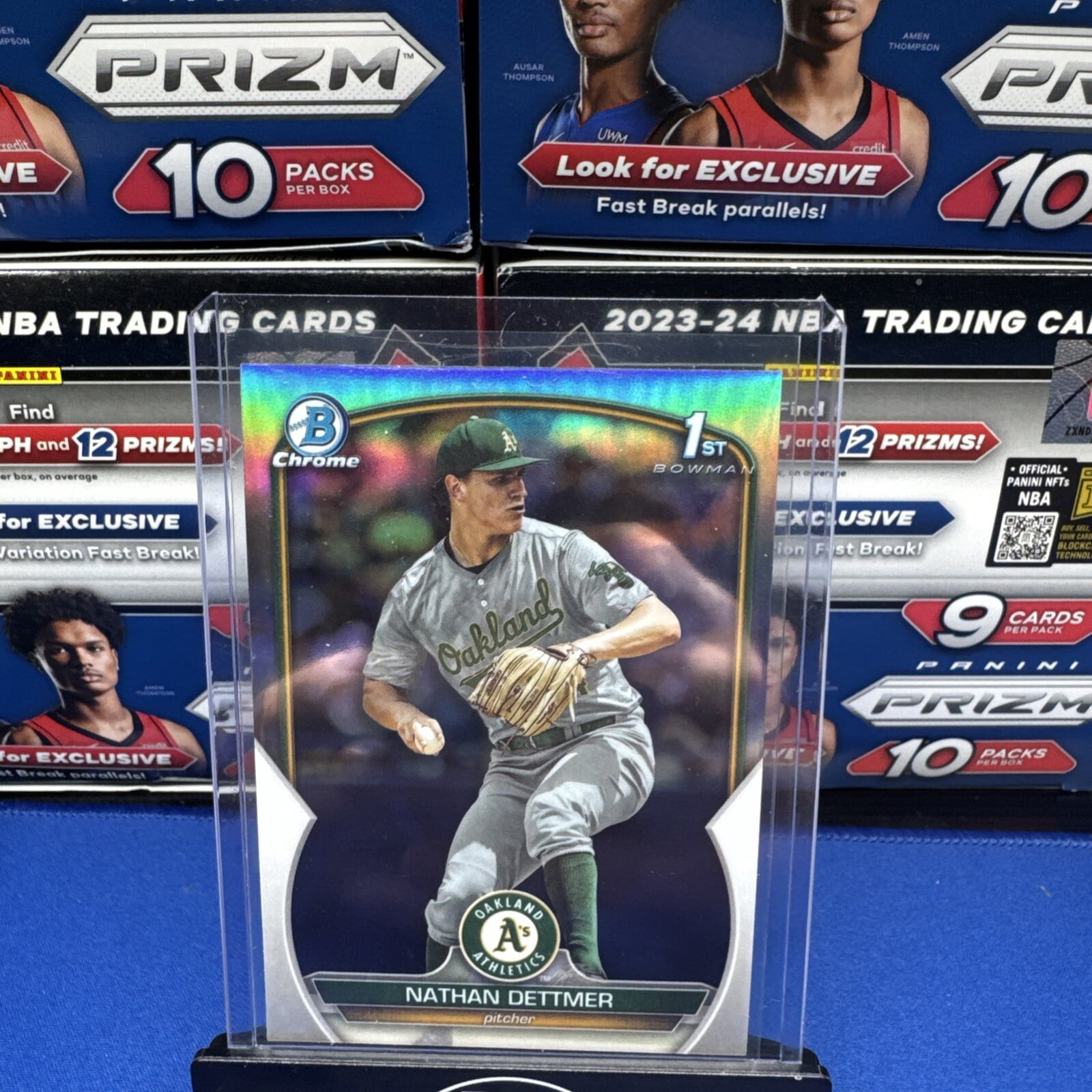2023 Bowman Draft Nathan Dettmer #BDC-146 Refractor Parallel/Variety ...