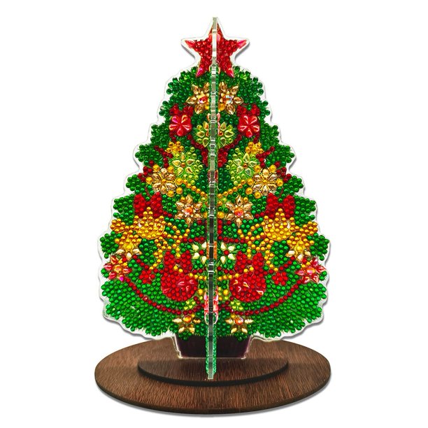 Diamond Drawing Diy Christmas Decorations 5D Christmas Tree Table Decor ...