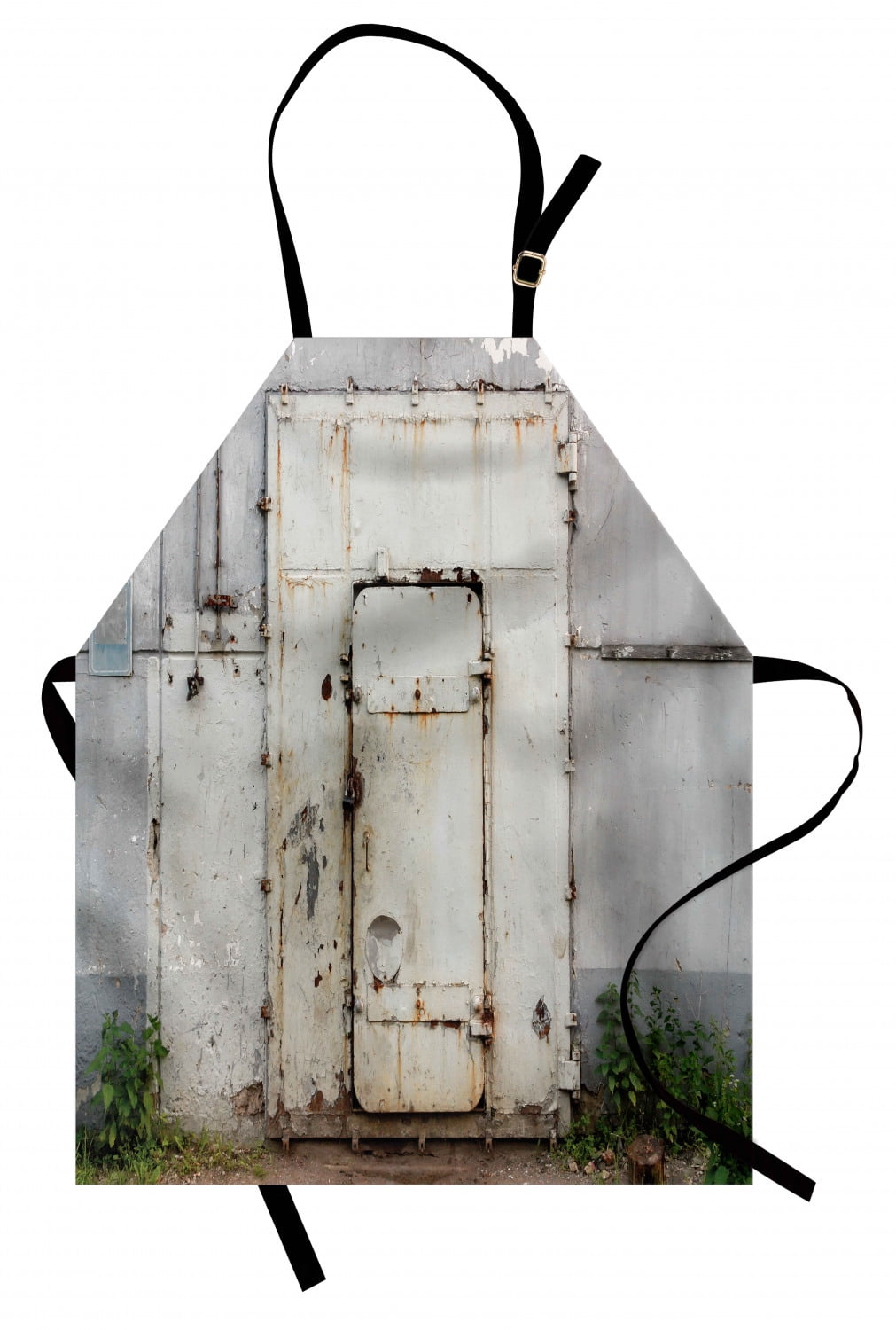 Industrial Apron Closed Worn Out Rusty Iron Door of an Abandoned ...