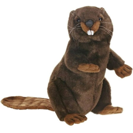 Hansa Upright Beaver Plush Toy - Walmart.com
