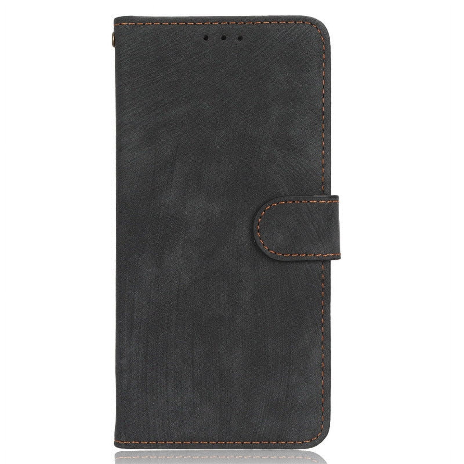 Click here for Pandaco Black Suede Wallet Case For Iphone 16 Pro prices