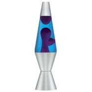 Lava Original 27-Inch Silver Base Grande Lamp with Pink Wax in Purple ...