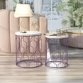 Furniture of America Ryk 2-Piece Nesting Table, Purple - Walmart.com
