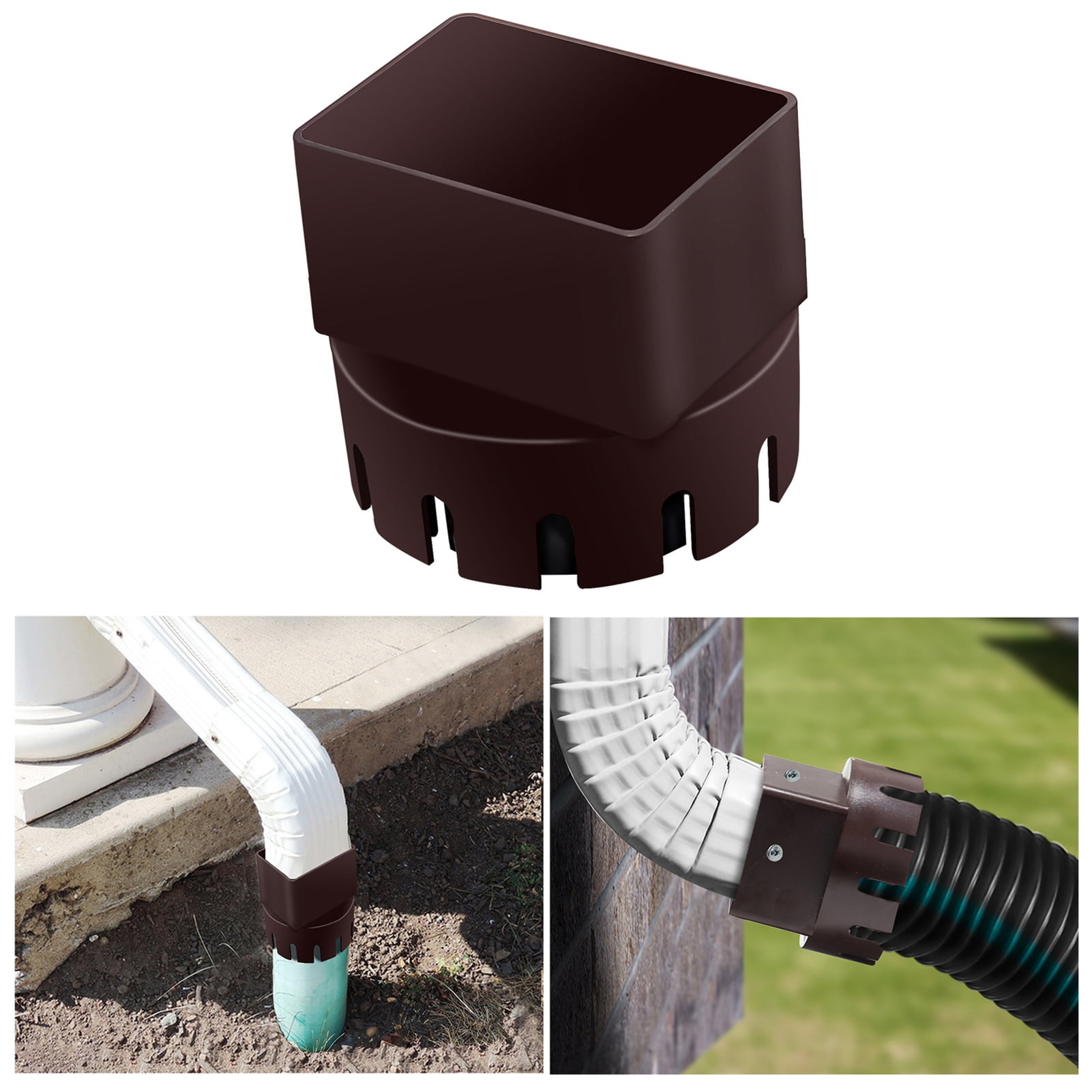 Washranp Downspout Adaptor,Plastic Easy Installation Drain Pipe ...