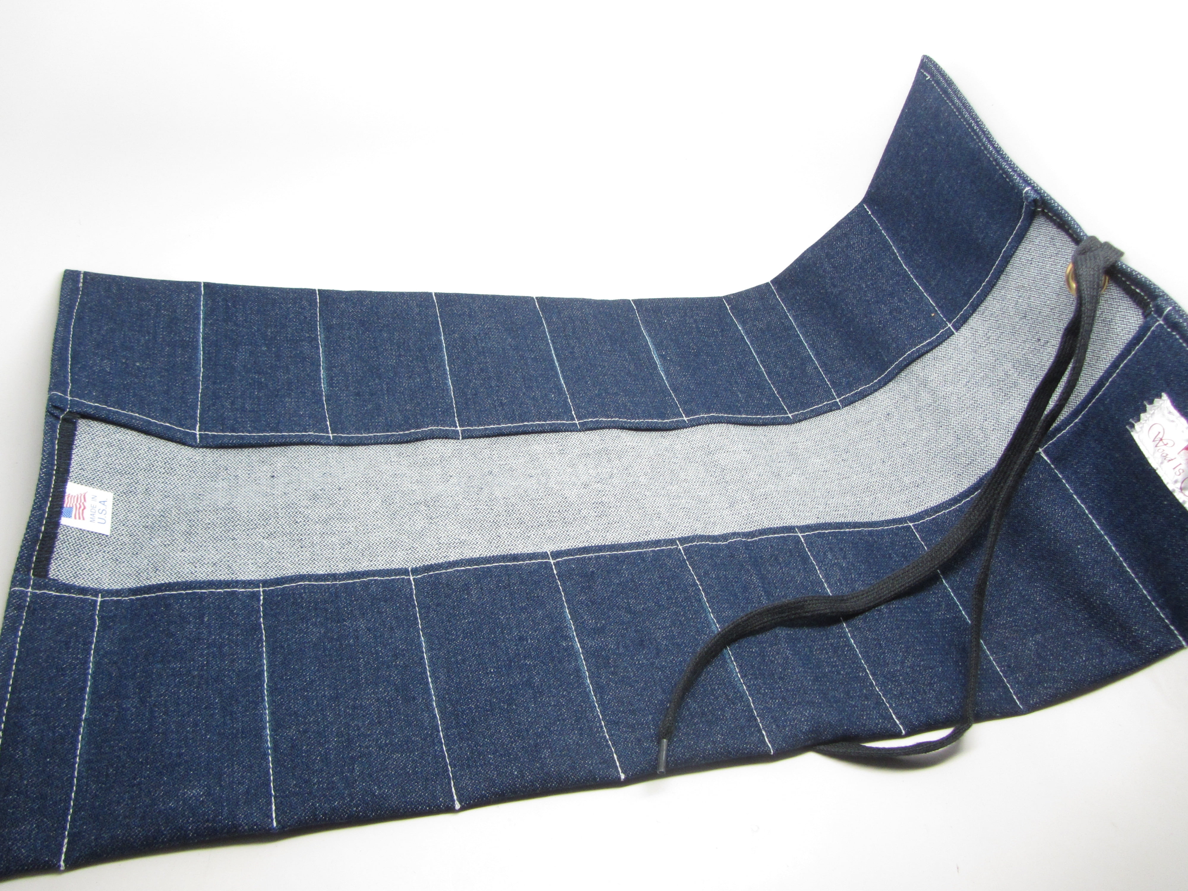 Ramelson 17 Pocket Large Denim Tool Roll Wood Carving Knives Gouges ...