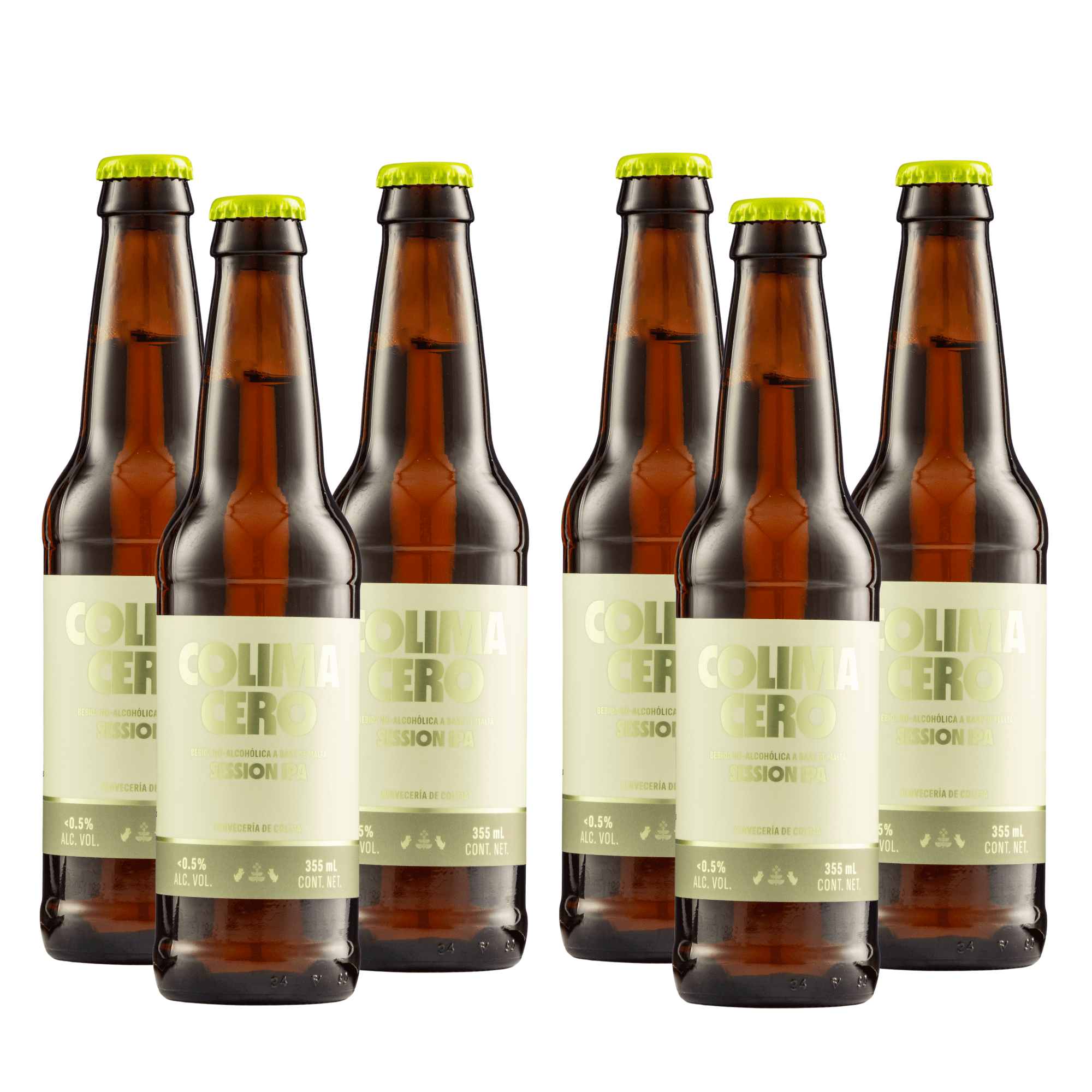 Six Pack Cerveza Colima Cero Session IPA 355 Ml Colima Session IPA ...