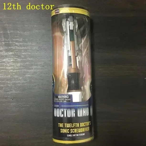 New Doctor Who 11th Props Metal Sonic Screwdriver Led Torch 12th 13th ...
