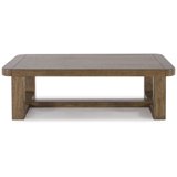 Ashley Furniture Modern Round Wood Cabalynn Coffee Table, Light Brown ...