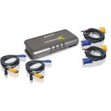 4PORT USB KVM W/ PERIPHERAL SHARING/AUDIO PS2/MAC/SUN AND 4 USB - Walmart.com
