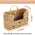 RVKXHD Newspapers/ Book/ Mail Organizer, 11.8 x 4.3 x 7.9 Inch, Wall ...