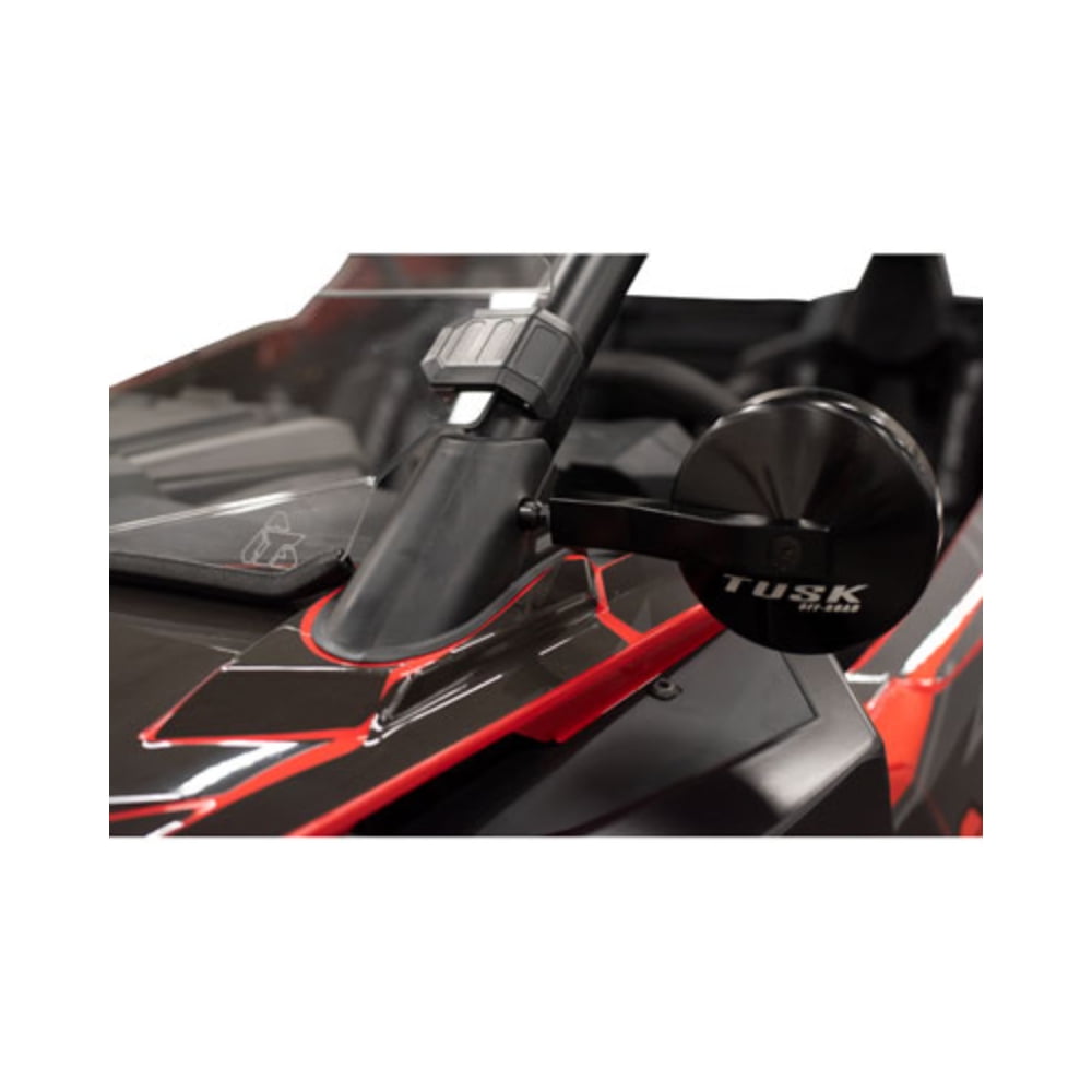 Alloy UTV Mirror Kit w/A-Pillar Mounts for Polaris RANGER RZR PRO XP ...