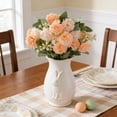 Orange Artificial Carnation Flowers for Wedding Decorations - 12.6in ...