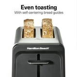 Hamilton Beach 2 Slice Toaster with Wide Slots, Bagel Function, Toast ...