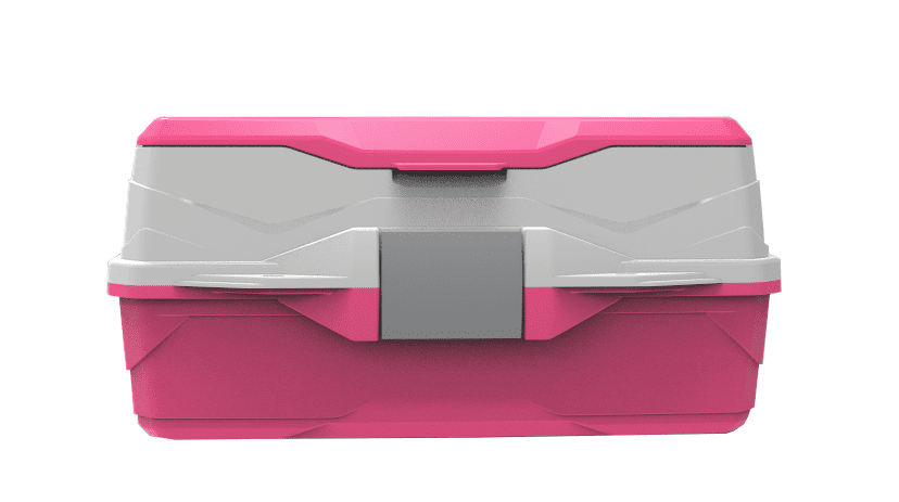 Flambeau Essentials Two Tray Craft Storage Box, Pink/Gray - Walmart.com