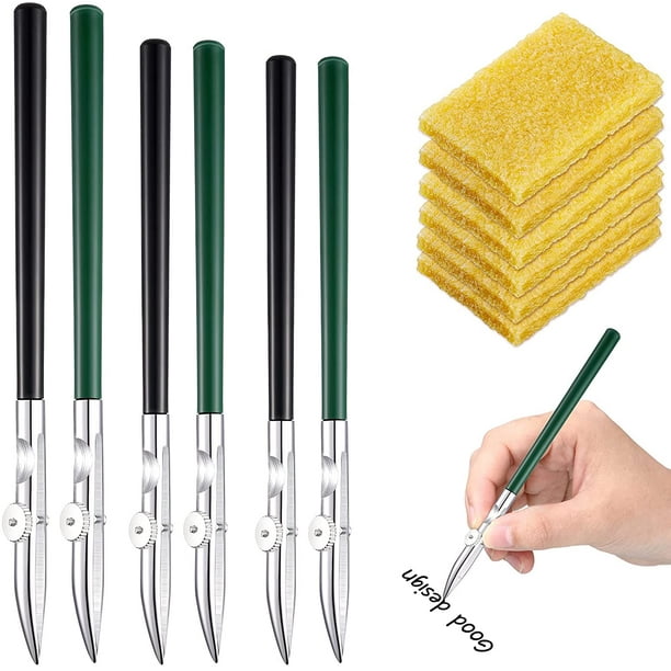 12 Pieces Art Ruling Pen Glue Residue Eraser Set, Include Masking Fluid ...