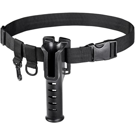 YDJKET Fishing Rod Harness, Fishing Rod Harness Belt Adjustable Waist ...