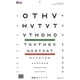 HOTV Chart with Red Green Bar Visual Acuity Test 3m / 10ft - Walmart.com