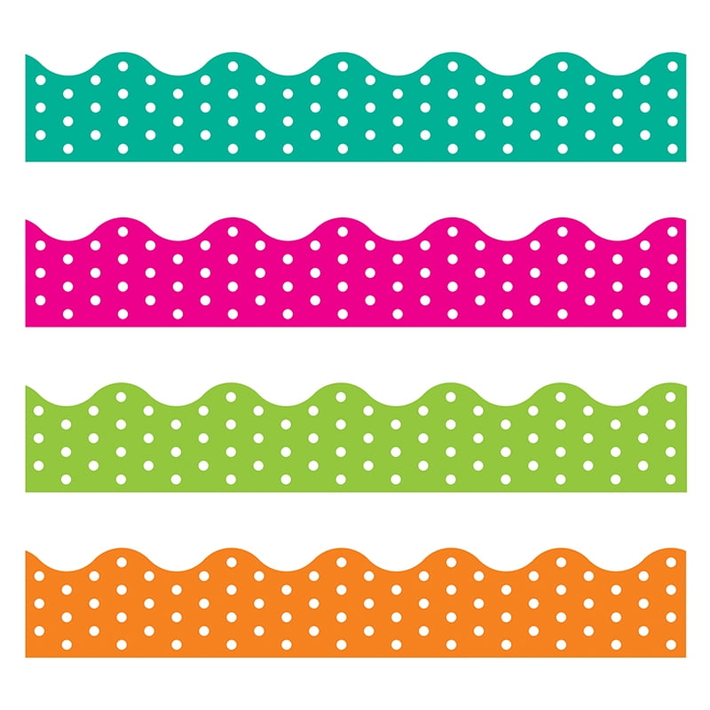 Polka Dot Border Clipart