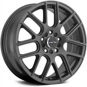 Vision Torque 15x7 5x114.3 -7et Gunmetal Machined Lip Wheel - Walmart.com