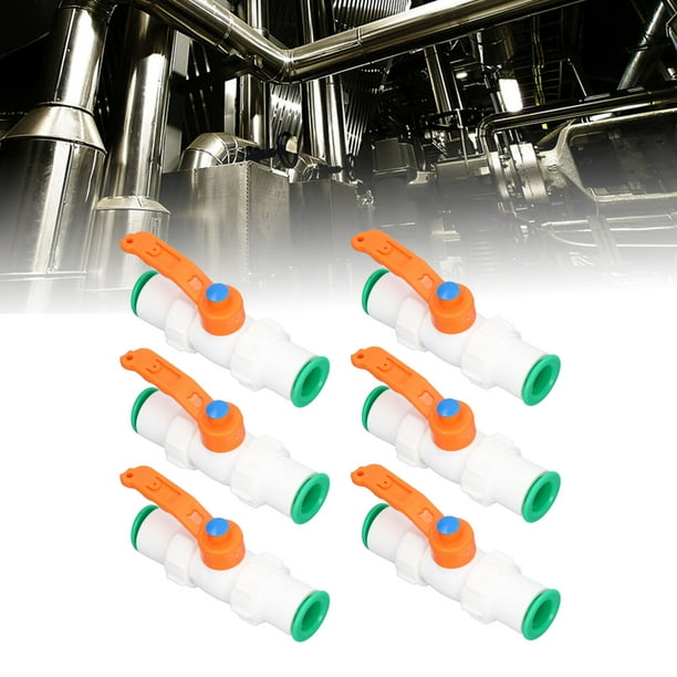 10Pcs Tube Ball Valve,Plastic Quick Connect Fittings,Water Push To ...