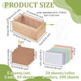 10 Sheets Rectangle Paper Binder Dividers with 300 Sheets Paper Sticky ...