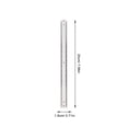 BESTYASH 1Pair 200Mm Plated Silver Drawer Slides Side Mount Push to ...