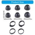 Silicone Replacement Eartips Earplugs Wing Tips Set For In Ear Earbuds ...