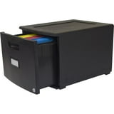 Storex Single-Drawer Mini File Cabinet with Lock, Legal/Letter ...