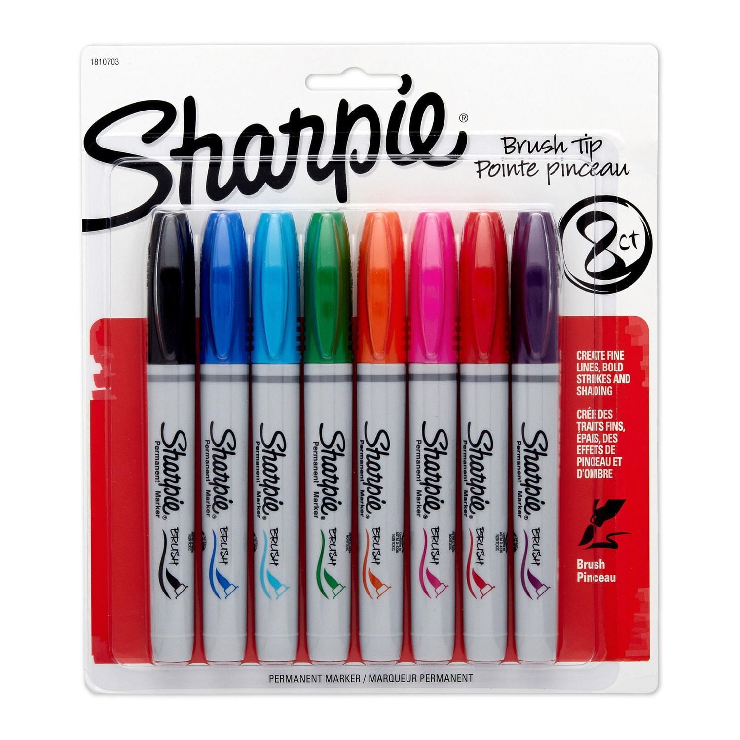 Click here for Sharpie Brush Tip Markers Sets  8cd 8 Count (Pack... prices