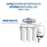 APEC Essence Replacement Pre-Filter Set with Alkaline and UV Sanitation ...