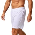 Bpyeka Men's Elastic Waist Athletic Training Shorts, Breathable Five ...