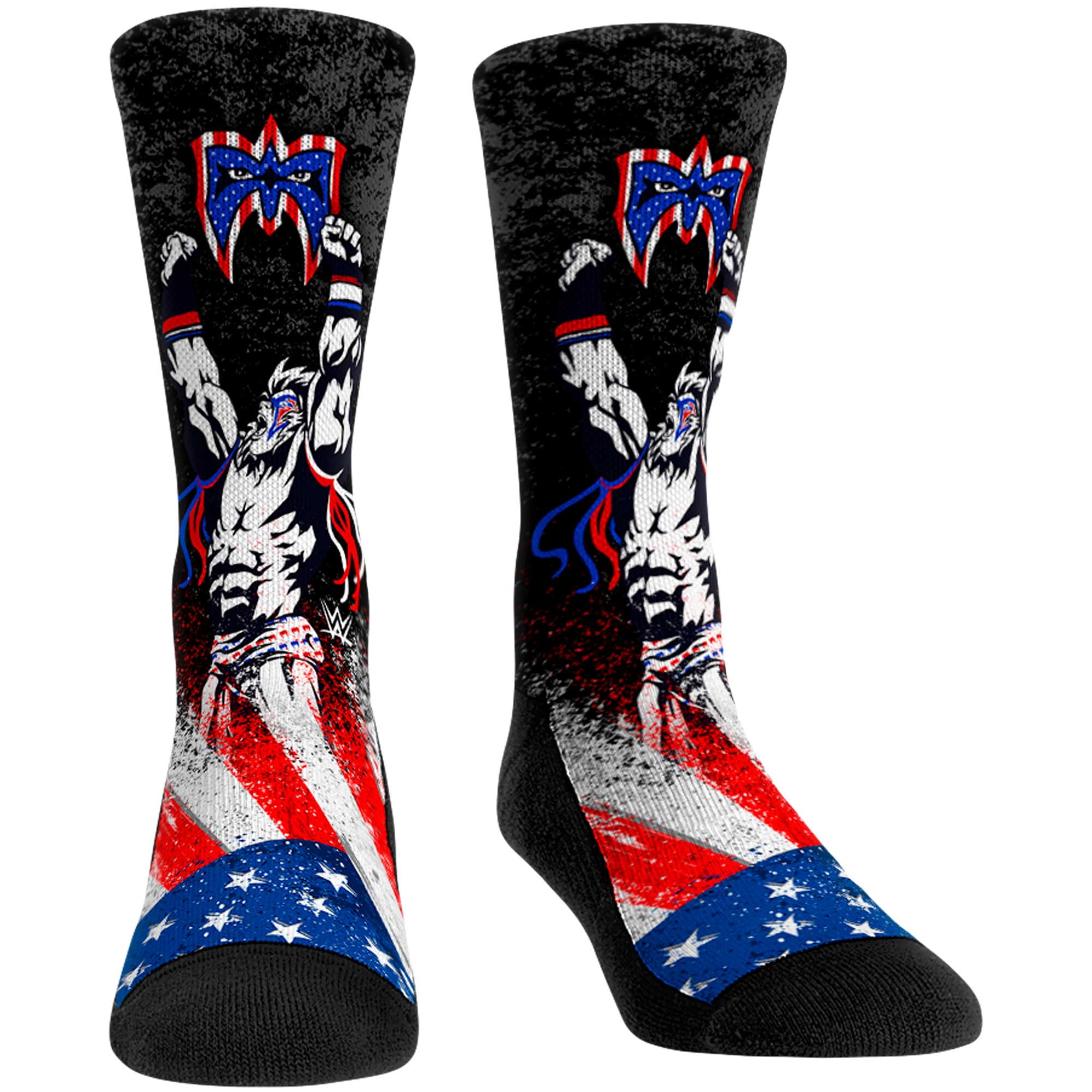 Unisex Rock Em Socks The Ultimate Warrior Superstar USA Crew Socks ...
