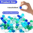 1000 PCS Marbles Bulk, 0.63 Inch Round Marble for Beads Marbles Games ...