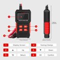 FXTUL BT50 Digital Car Battery Tester, 12V Automotive Battery Analyzer ...