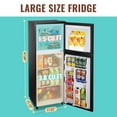 WANAI 4.5 Cu.ft Large Size Mini Fridge with Adjustable Thermostat ...
