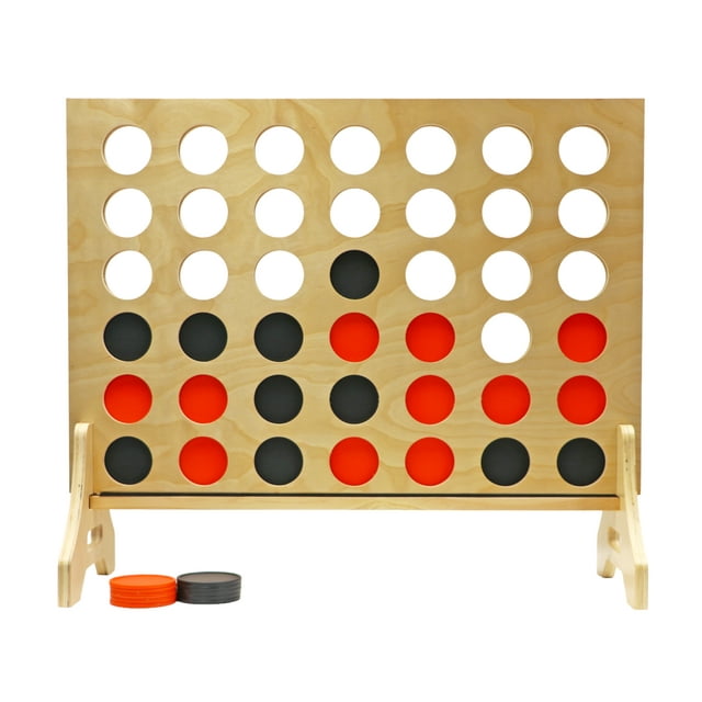 Tailgating Pros Premium Giant Four in a Row with Carrying Case - Jumbo ...