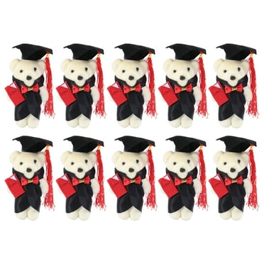 9" Graduation Plush Teddy Bear with Cap & Diploma Holding Heart Frame ...