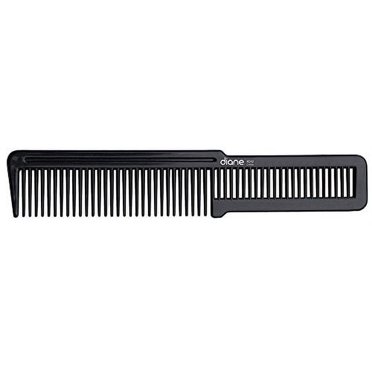 Swissco Professional Medium & Fine Tooth Straight Dressing Comb, Black ...