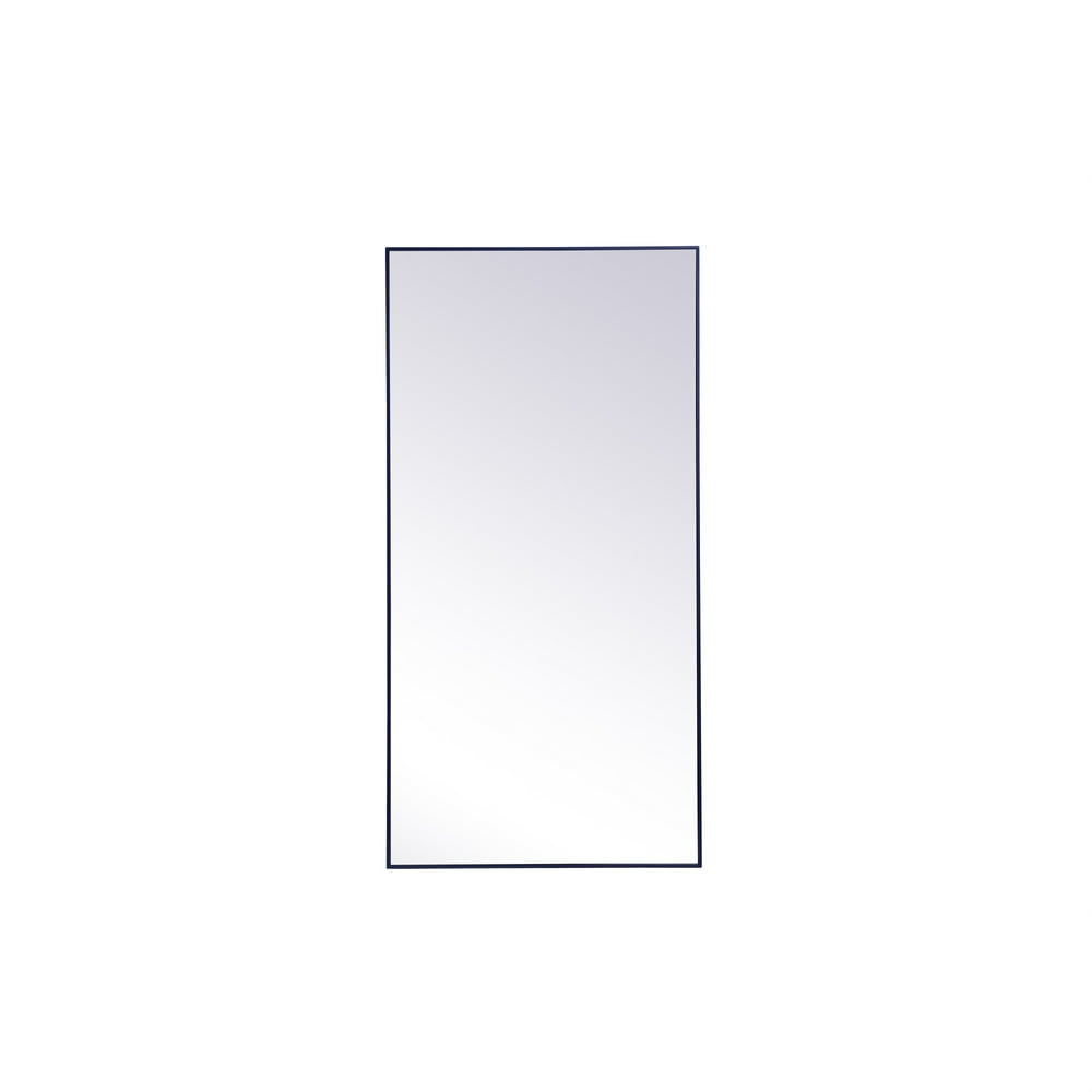 Metal frame rectangle mirror 36 inch x 72 inch in Blue - Walmart.com ...