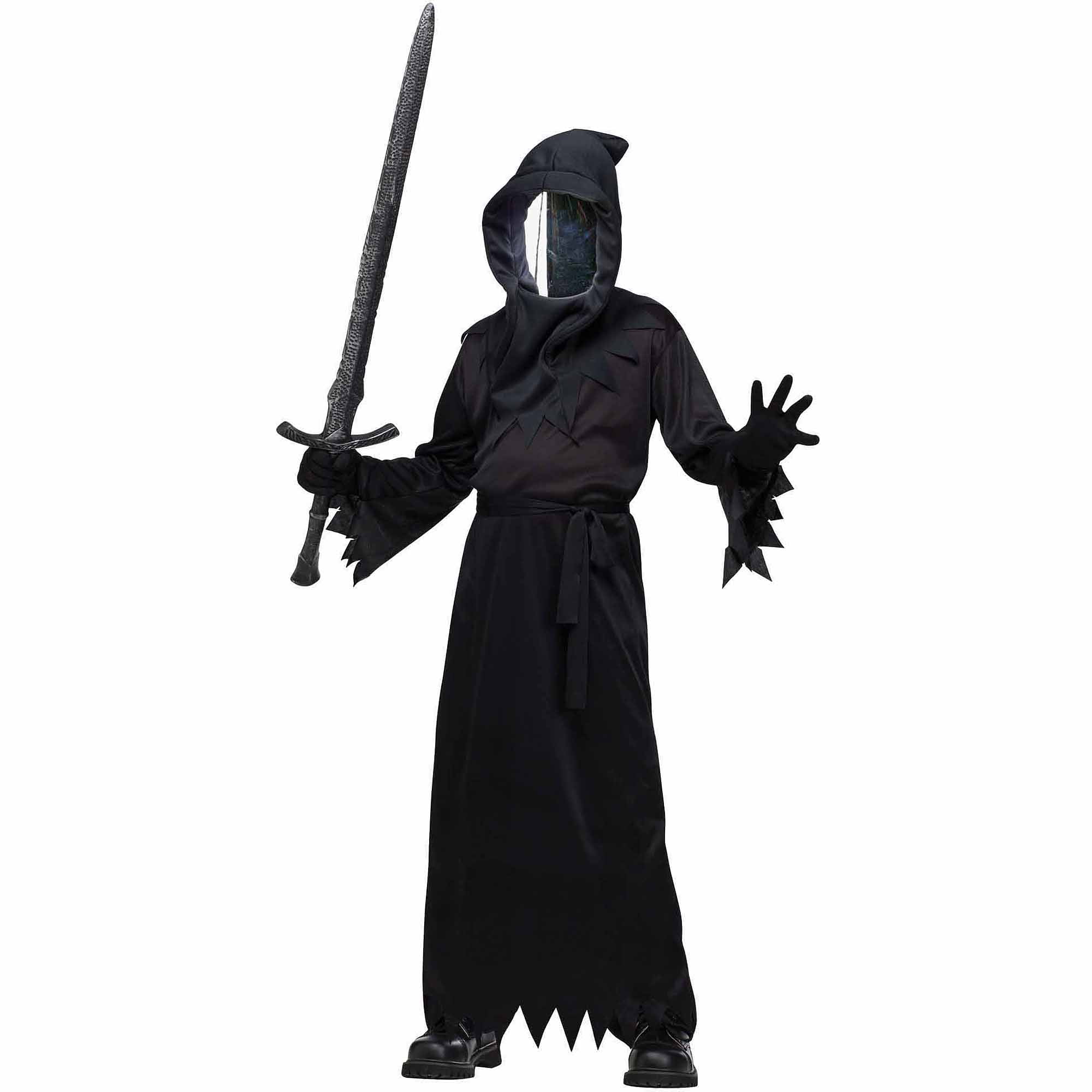 Fun World Ghost Haunted Mirror Ghoul Boy's Halloween Fancy-Dress ...