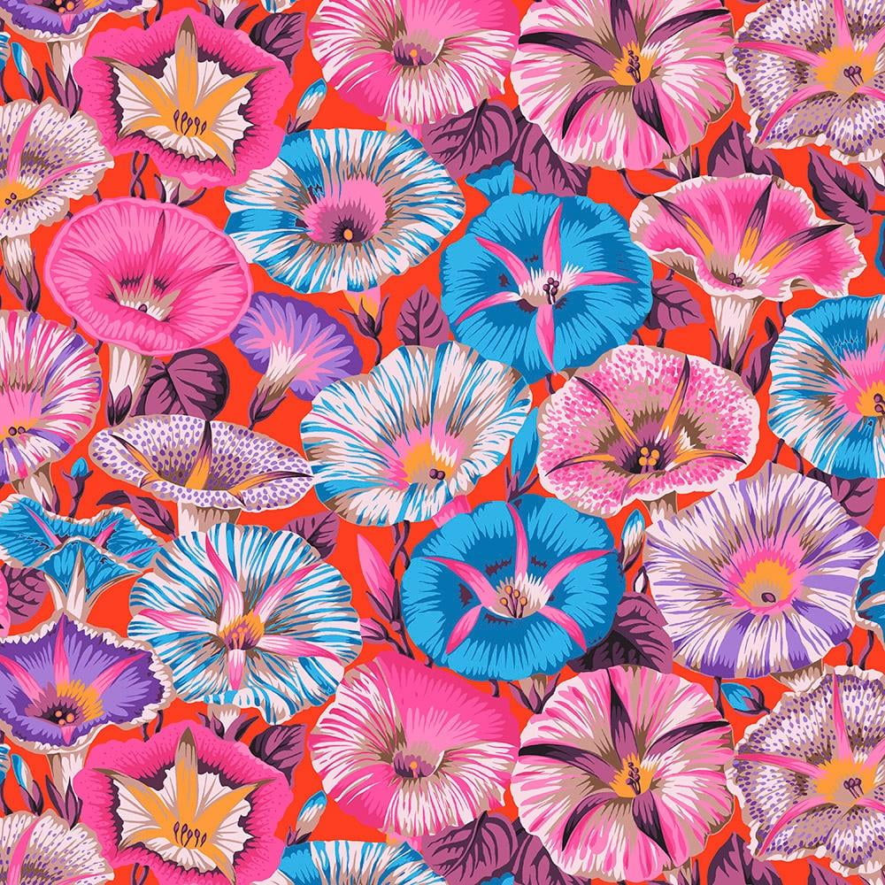 Kaffe Fassett Collective 2019 Red Morning Glory - Walmart.com