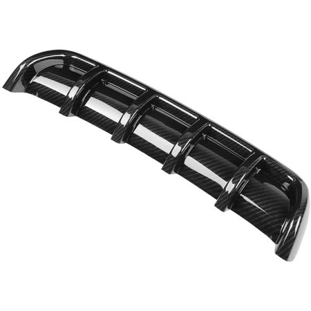 Plannu Universal Rear Shark Fin Car Rear Bumper Lip Diffuser Kit Car ...