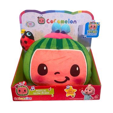 CoComelon JJ Stuffed Animal Plush Doll Toy with Boo-Boo Bandages, Light ...