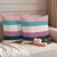 Bohemian Outdoor Throw Pillow Covers Set of 2, Tribal Geometric Stripes ...