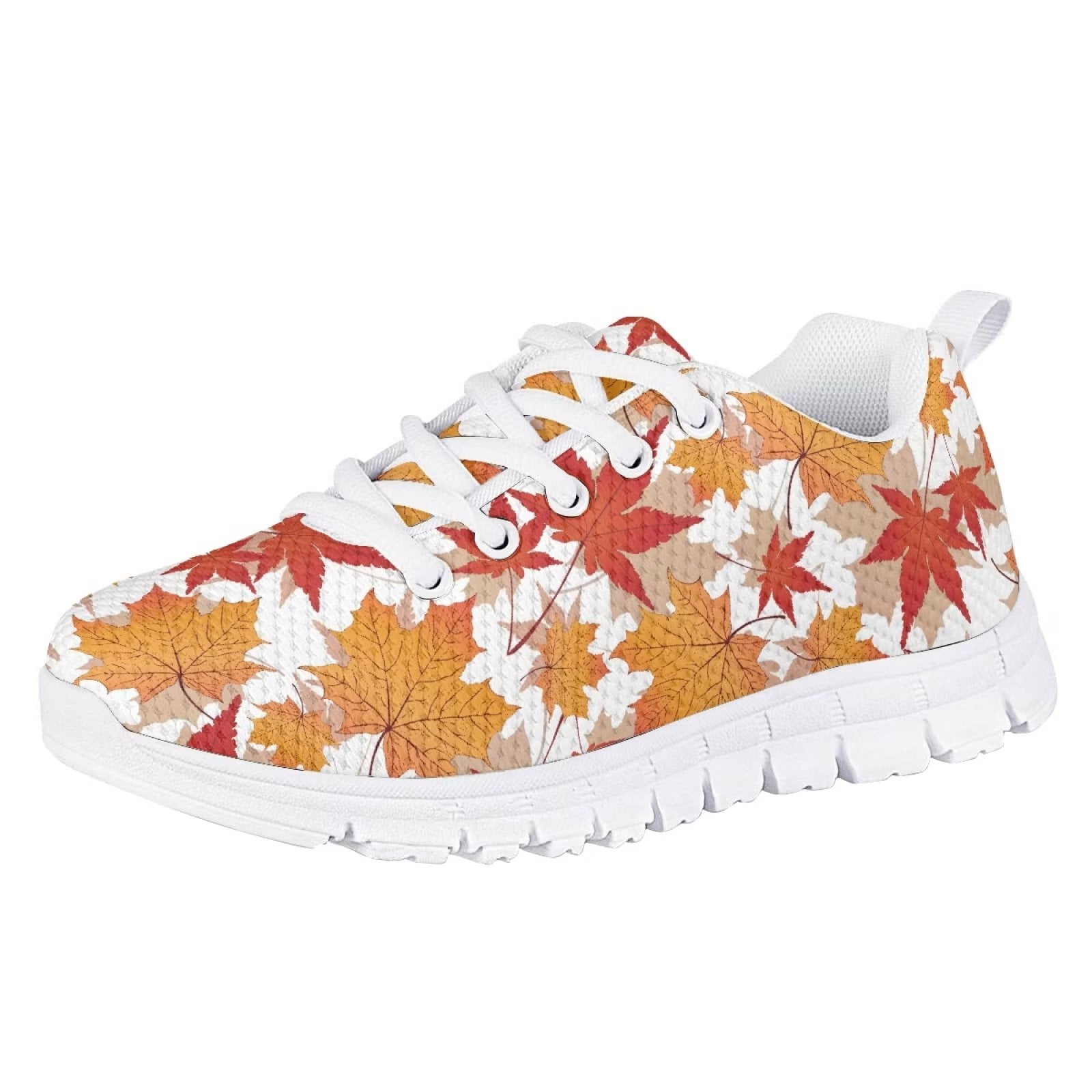 Pzuqiu Thanksgiving Kids Tennis Shoes Girls Size 3 Breathable Mesh ...