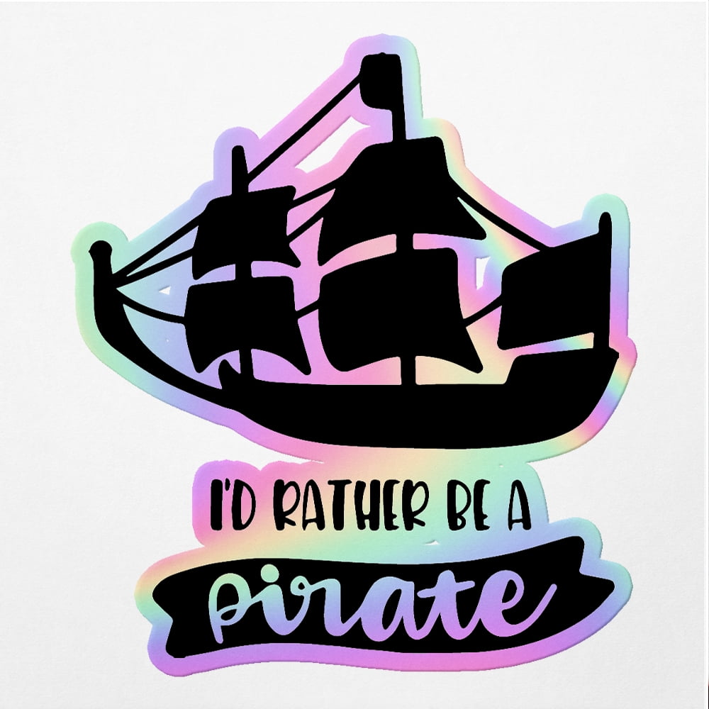 Vinyl Stickers Decals Of Id Pirate Boy - Apply On Any Smooth Surfaces ...
