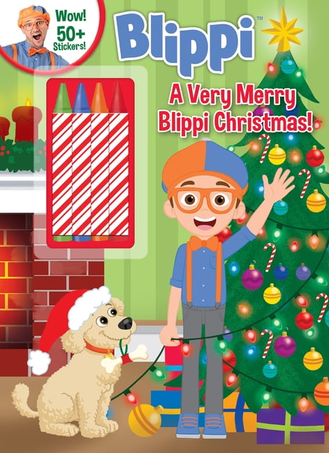 Coloring & Activity with Crayons: Blippi: A Very Merry Blippi Christmas ...