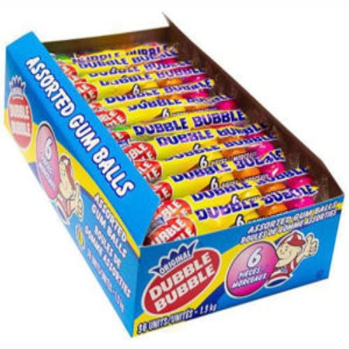 Dubble Bubble Tube Gum Balls 6pcs (36 Pack) - Walmart.ca