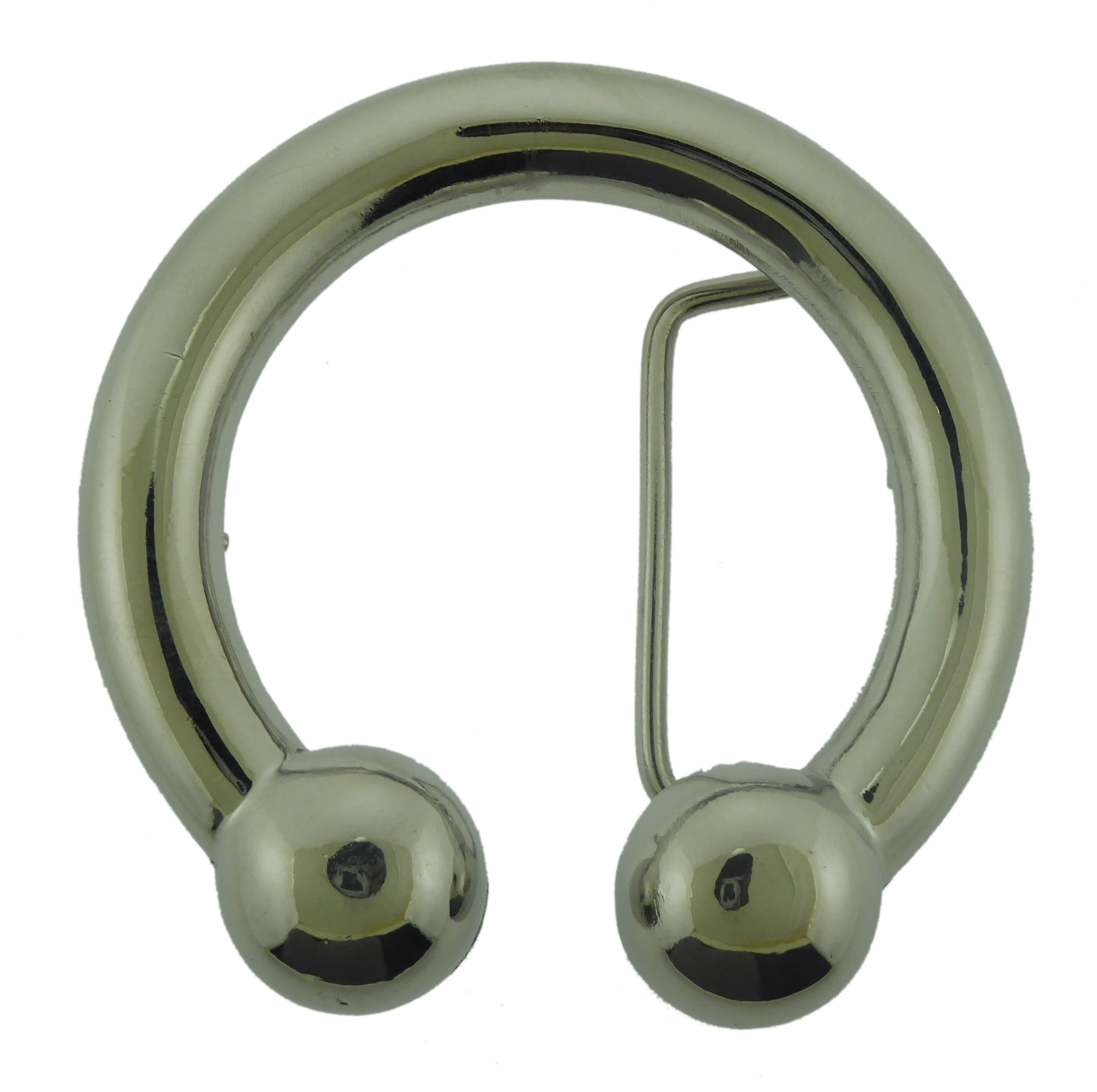 Piercing Belly Button Fashion Silver Chrome Belt Buckle Gothic Ear ...